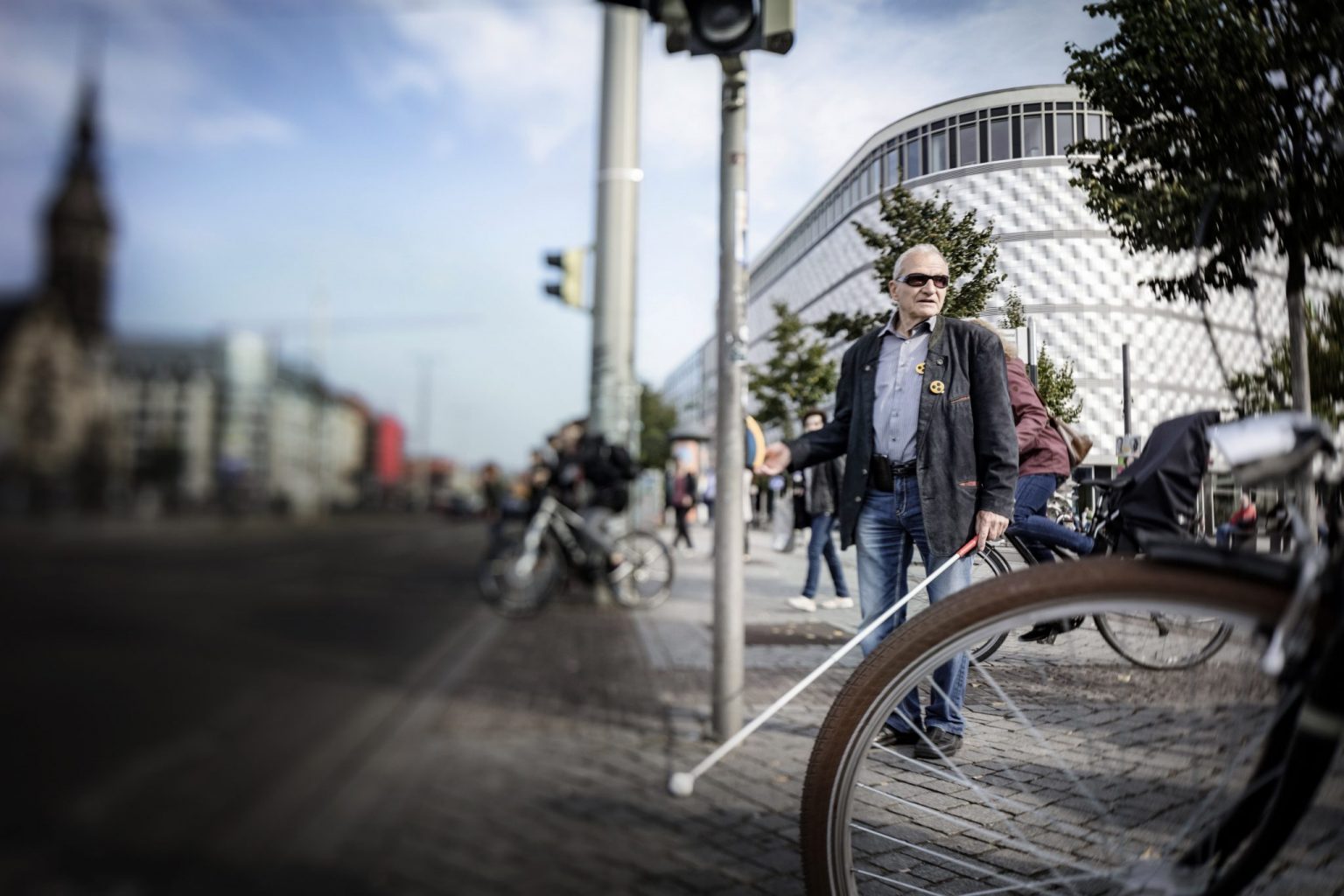 Der Alltag eines Blinden in Leipzig